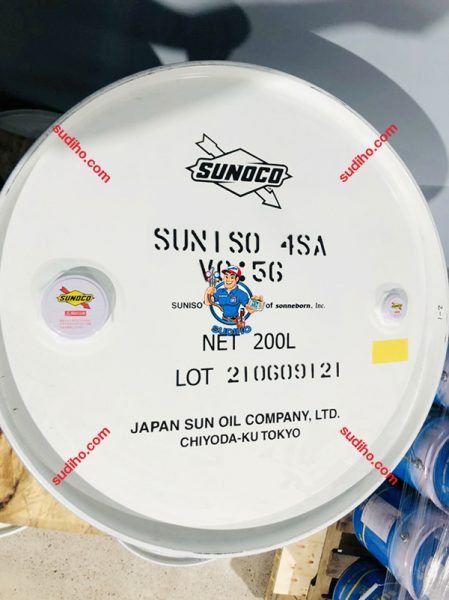 Dầu Nhớt Lạnh Suniso 4SA (VG56) Phi 200 Lít Chính Hãng (Nhập khẩu Nhật ...