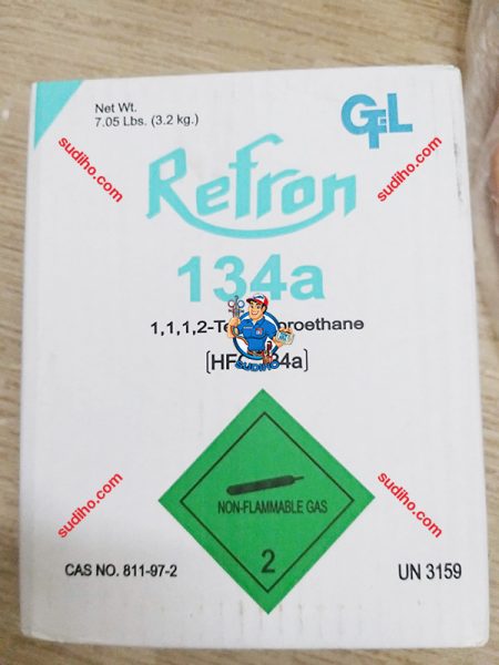 Gas Lạnh R134A Ấn Độ Refron Bình 3.2 Kg Chính Hãng | Sudiho
