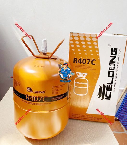 Gas Lạnh R407C Iceloong Bình 11.3 Kg Chính Hãng | Sudiho