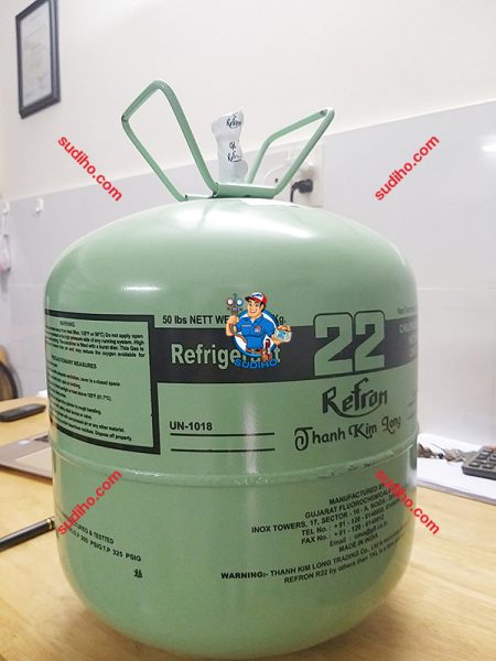 Gas Lạnh R22 Ấn Độ Refron Loại 1 Bình 22.7 Kg Chính Hãng | Sudiho